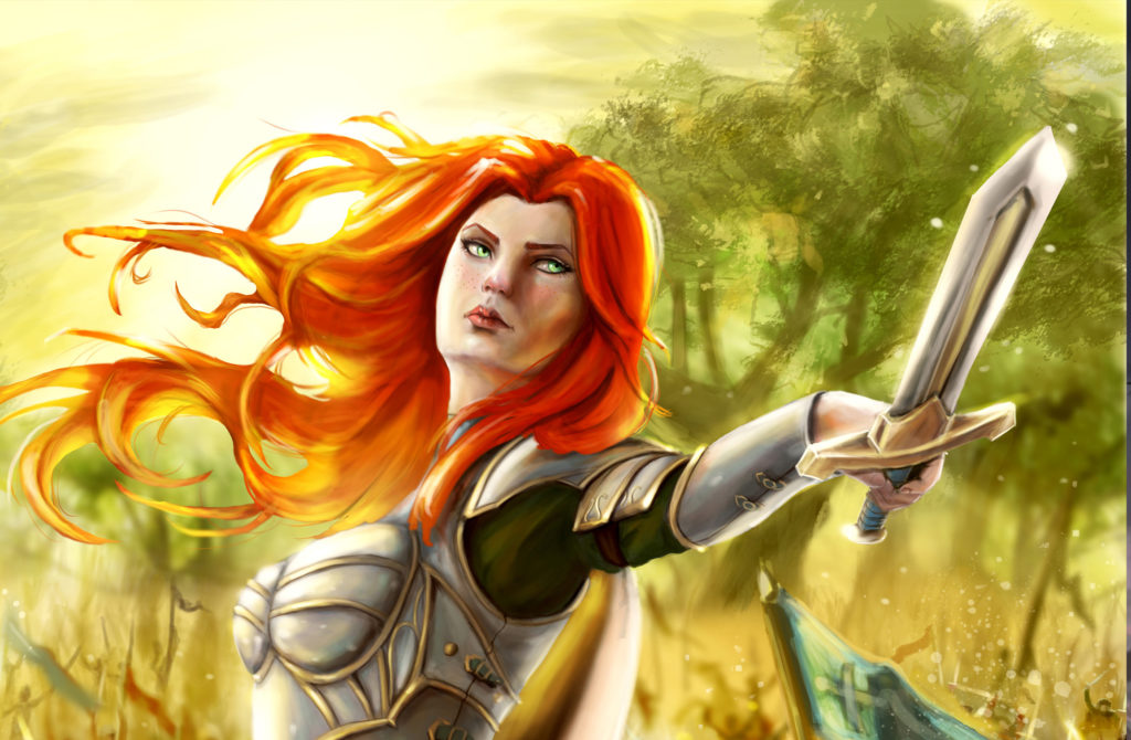 Ce´Nedra convoca a los ejércitos del oeste. - Donoso Art Gallery